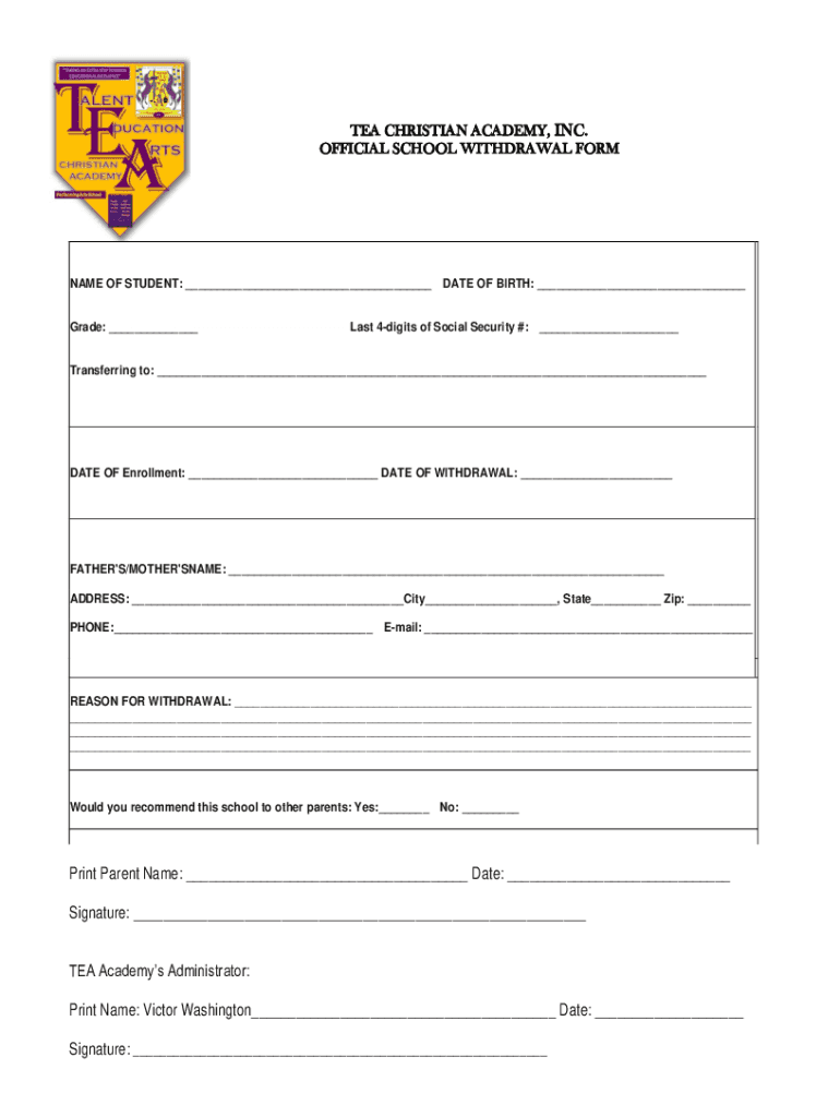 Fillable Online Office Use OnlyBirth Cert - Temple Christian School Fax Email Print - pdfFiller