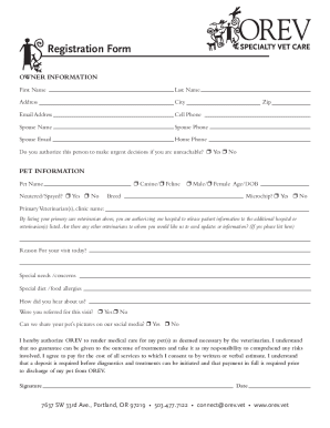 Fillable Online Owner Authorization Form (PDF) Fax Email Print - pdfFiller