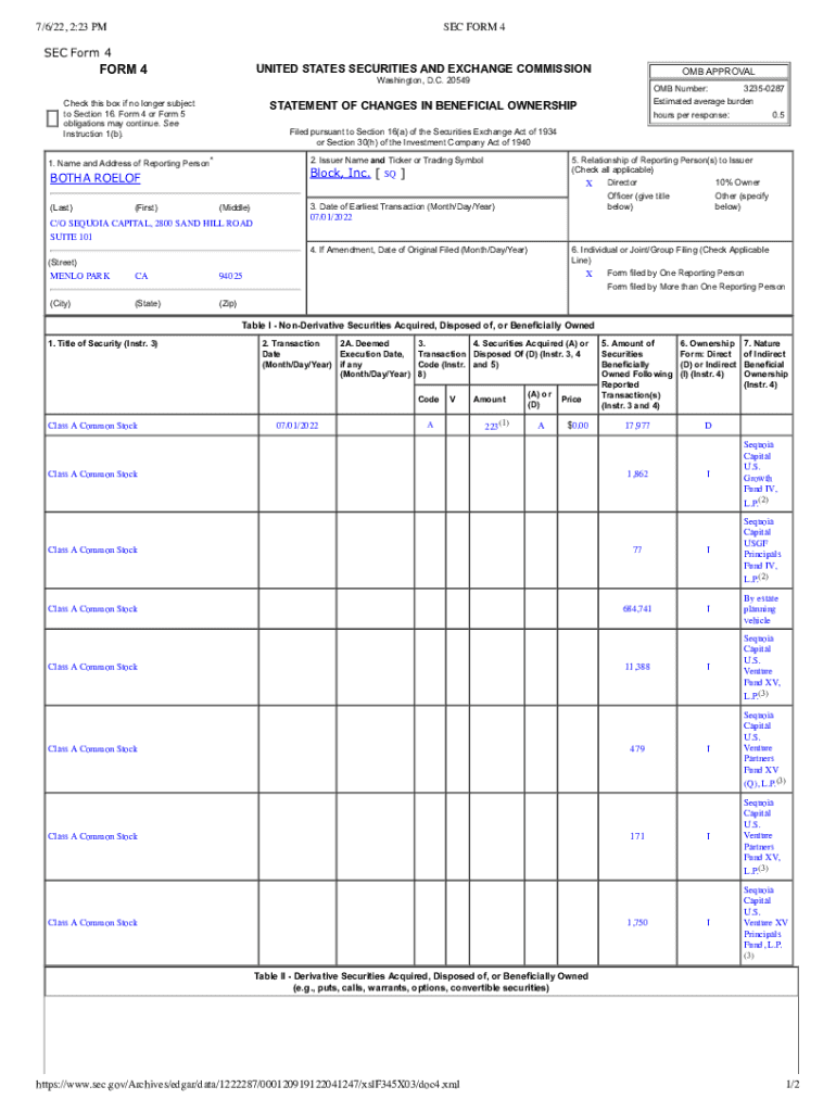 Fillable Online What Is SEC Form 4 And How Do You Read Form 4 Filings