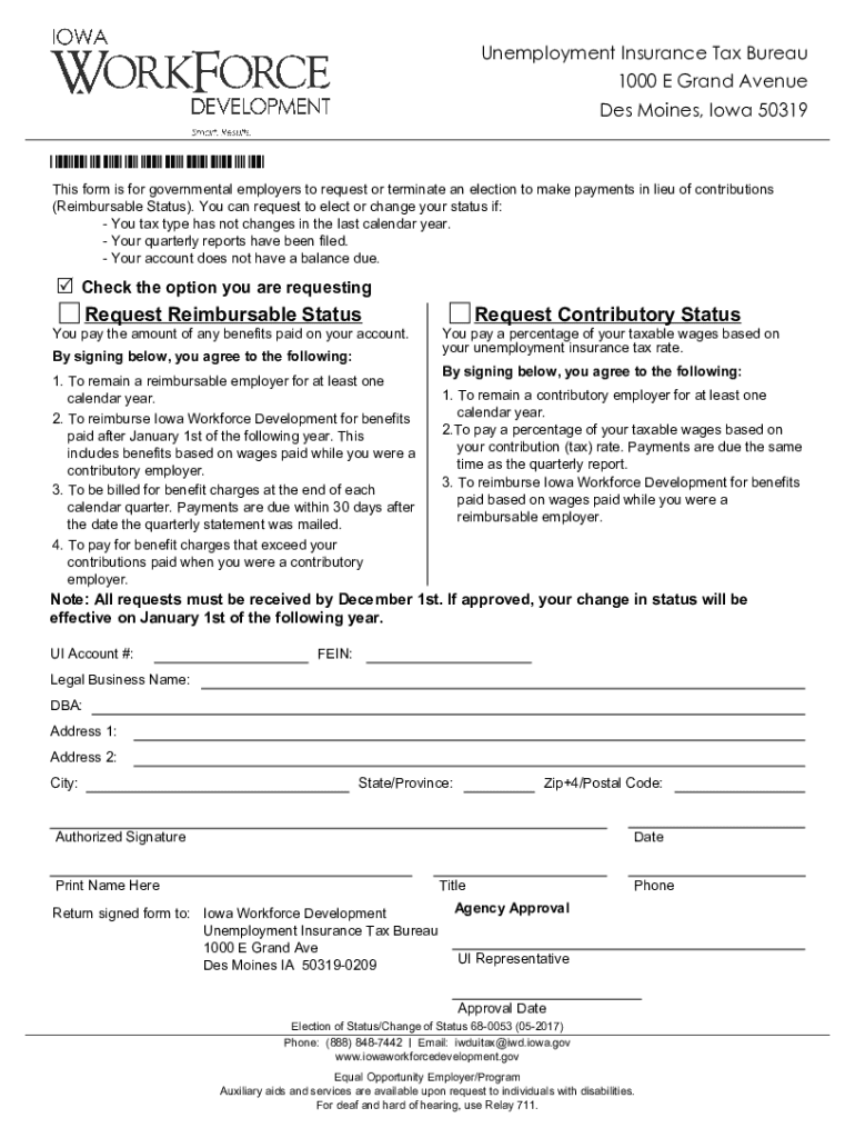 Fillable Online Fillable Online iowaworkforce form 68 0463 iowa ...