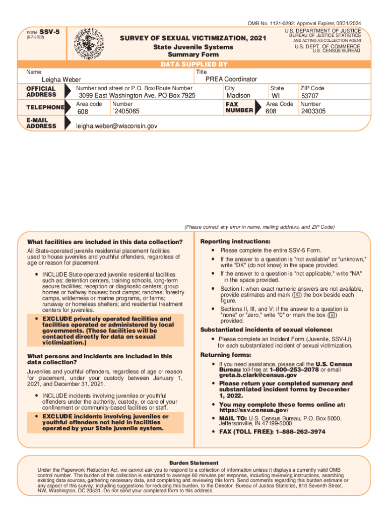 Fillable Online Module 3: Vectors of Sexual Abuse in Custody: Gender ...