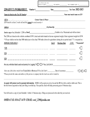 Fillable Online File IRS Form 2290 OnlineHeavy Vehicle Use Tax (HVUT ...