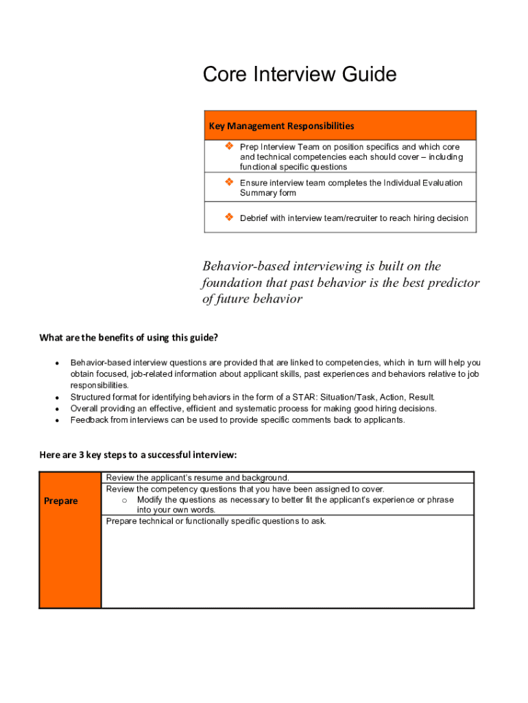 Fillable Online 10 Interview Questions You'll Get for Management Roles ...