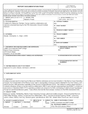 Fillable Online Standard form 298: Fill out & sign online Fax Email ...