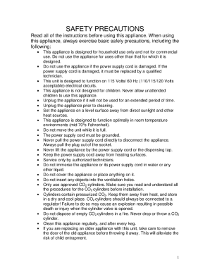 Fillable Online this appliance, always exercise basic safely ...