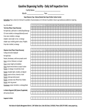 Fillable Online Gasoline Dispensing Facility - Daily Self Inspection ...
