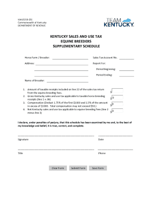 Fillable Online How Kentucky sales and use taxes apply to manufacturing ...