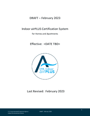 Fillable Online Indoor airPLUS Draft Certification System. Indoor ...