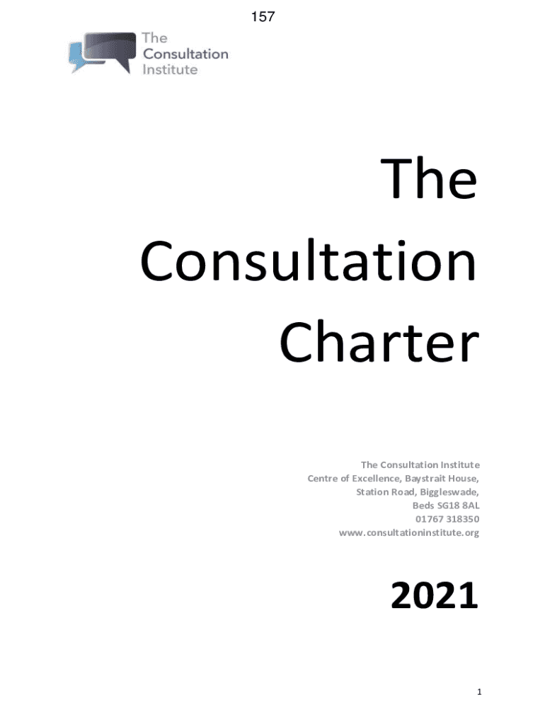 Fillable Online politics leics gov The Consultation Charter - The 7 ...