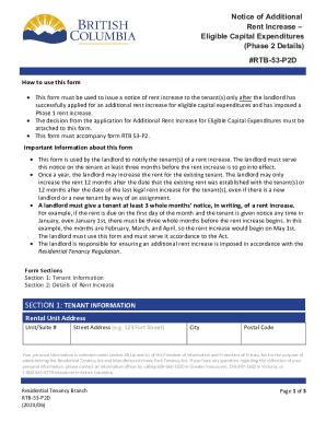Fillable Online Bc tenancy agreement form pdf Fax Email Print - pdfFiller