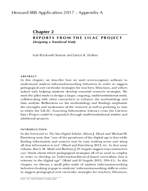 Fillable Online FORM C1 IRB Application (Protocol) Minimal Risk ...