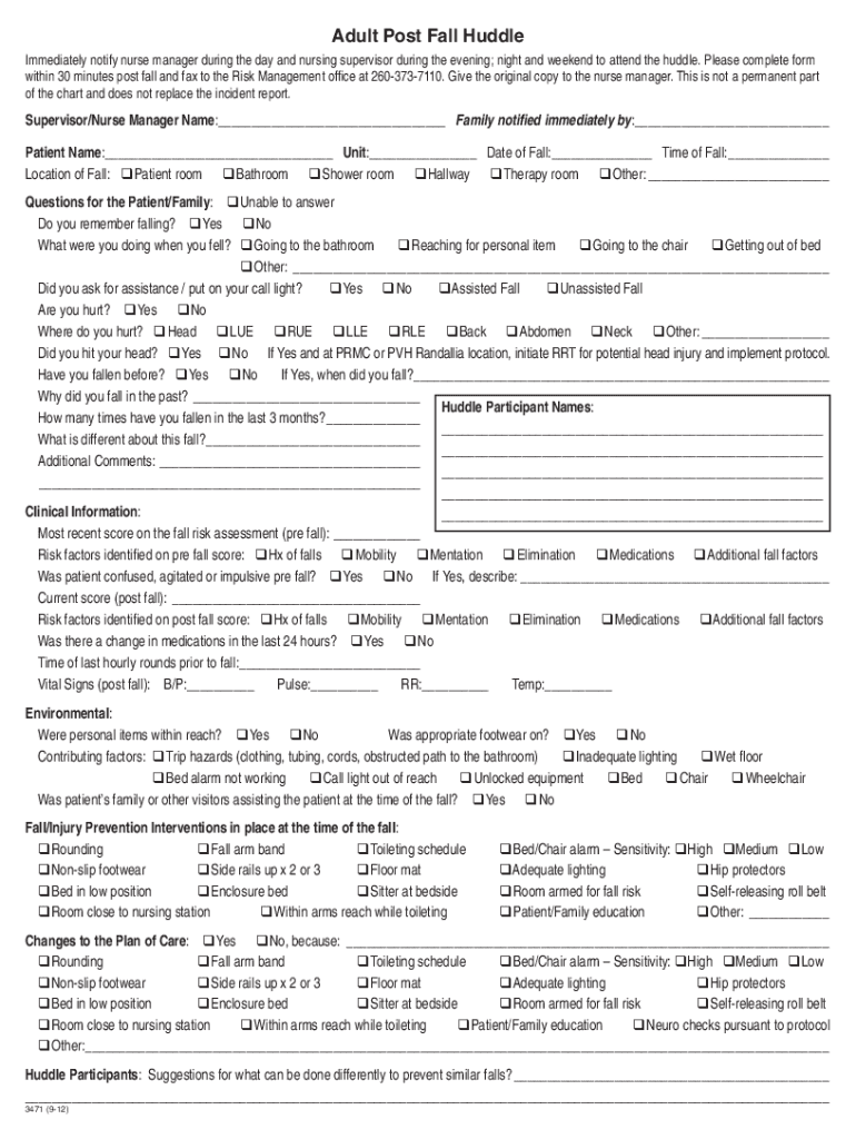 Fillable Online New nurse huddle pilot to improve new graduate nurse ...