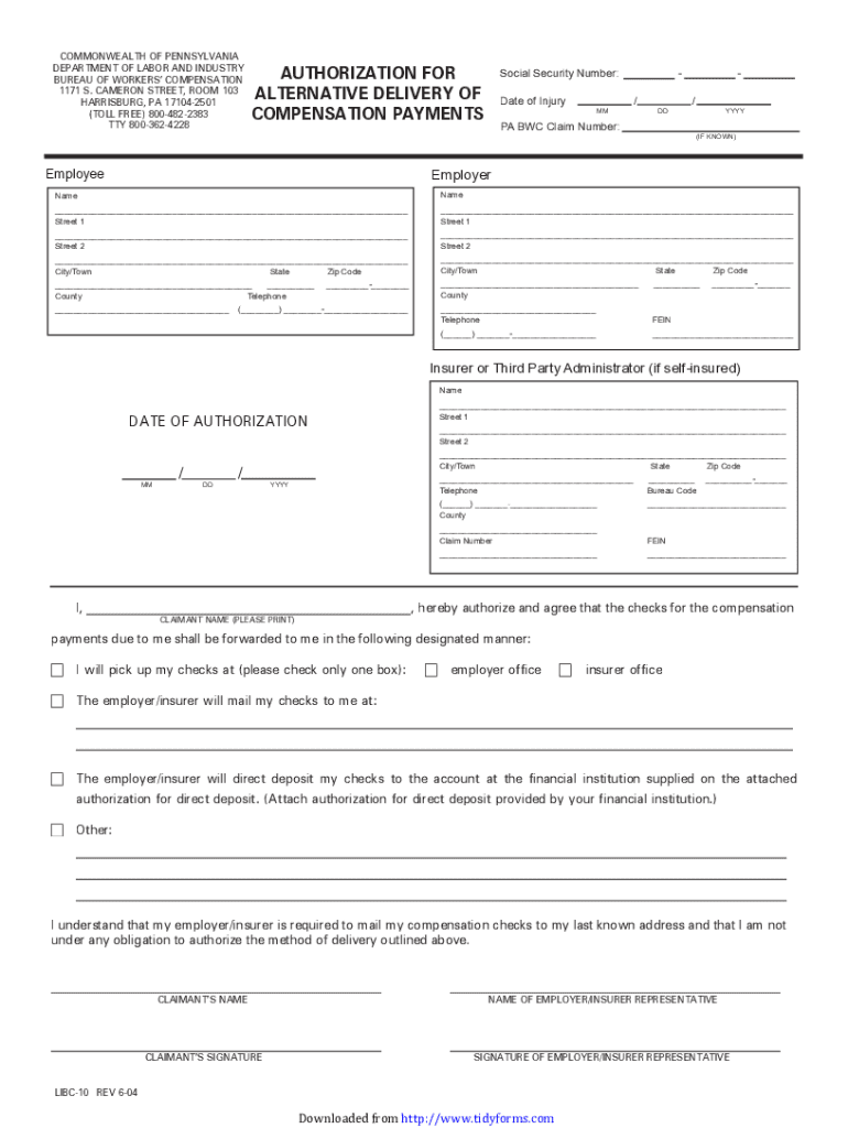 Fillable Online PA-Workers-Comp-Claim-Form.pdf Fax Email Print - pdfFiller