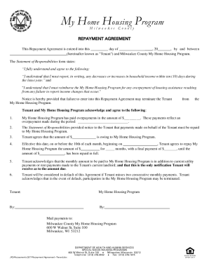 Fillable Online county milwaukee Rent Supplement Program Public ...