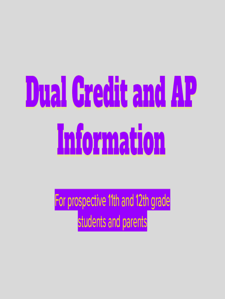 Fillable Online 506 Policies for Dual Enrollment and Awarding Dual ...