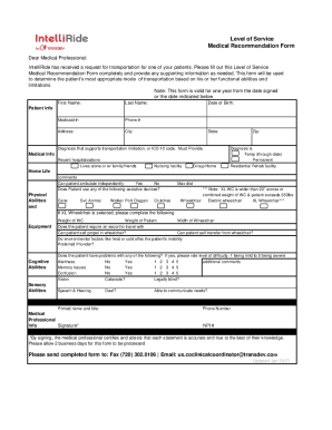Fillable Online Non-Emergent Medical Transportation Request Form Fax ...