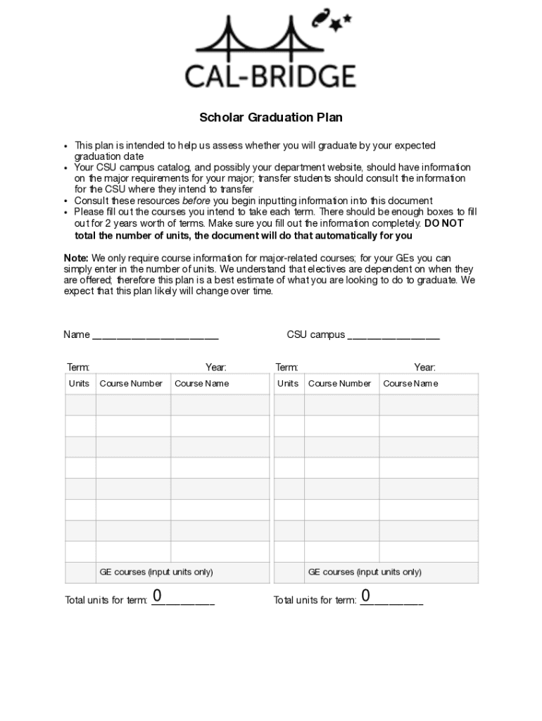 Fillable Online Academic Plan Templateworking Fax Email Print - pdfFiller