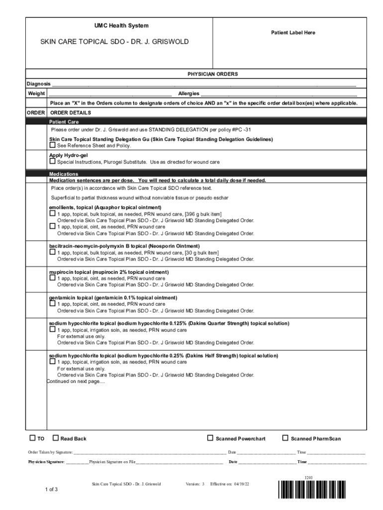 Fillable Online DEEP TISSUE PRESSURE INJURY (DTPI) WOUND CARE SDO Fax ...