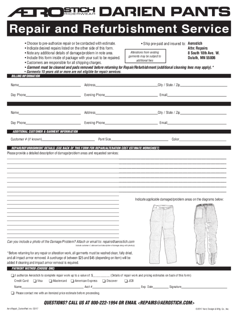 Fillable Online GENERAL SERVICE/REPAIR MANUAL Fax Email Print - pdfFiller