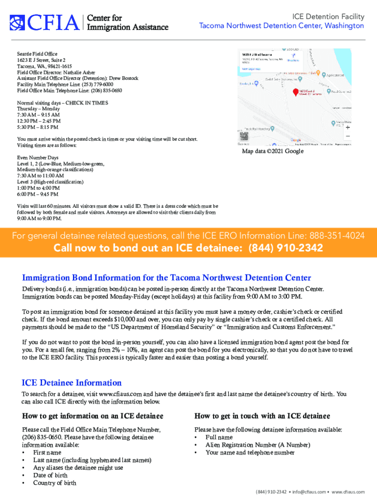 Fillable Online Dear Nathalie Asher, Director of Seattle's ICE Field ...