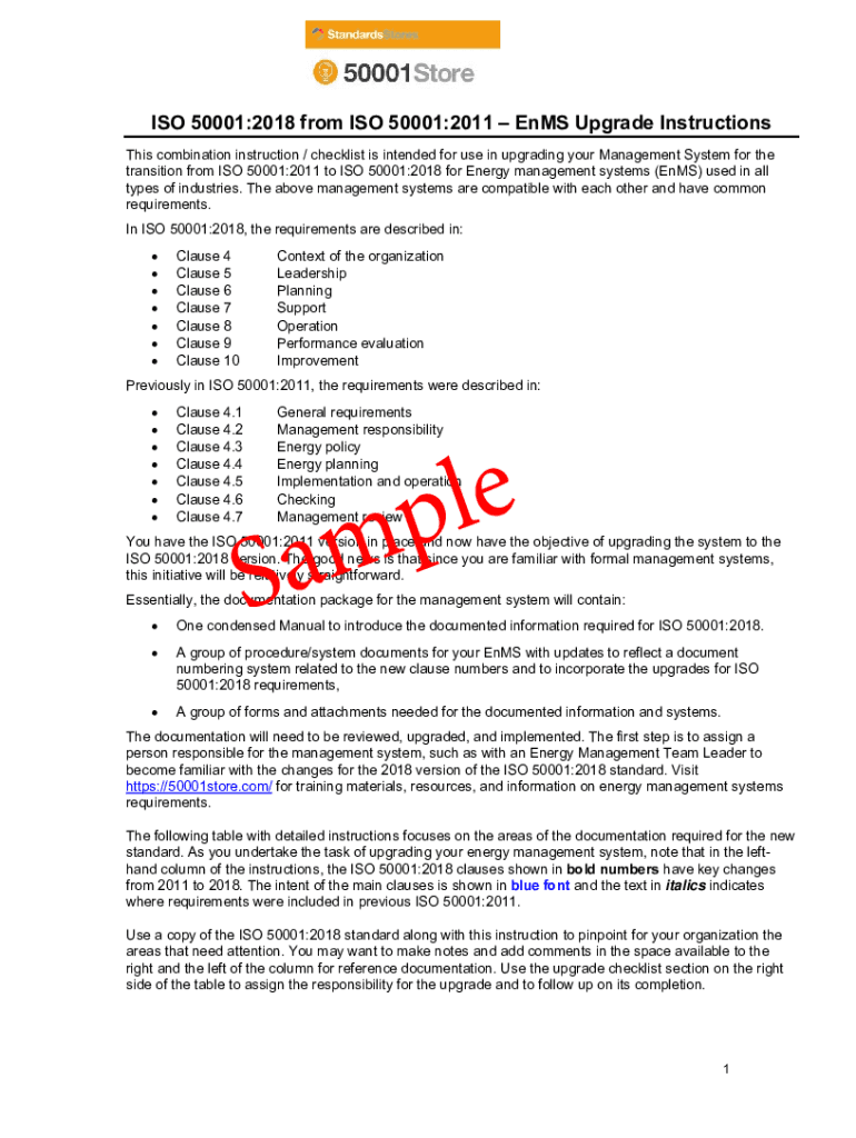 Fillable Online Introduction to eGuide Level 2 for ISO 50001 Fax Email ...