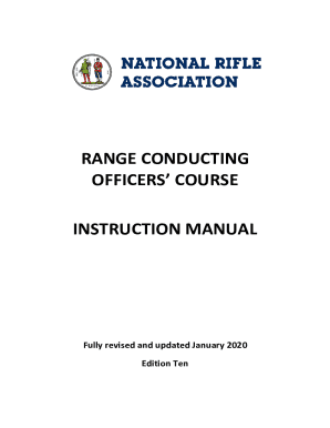 Fillable Online RANGE SAFETY OFFICERS' HANDBOOK Fax Email Print - pdfFiller
