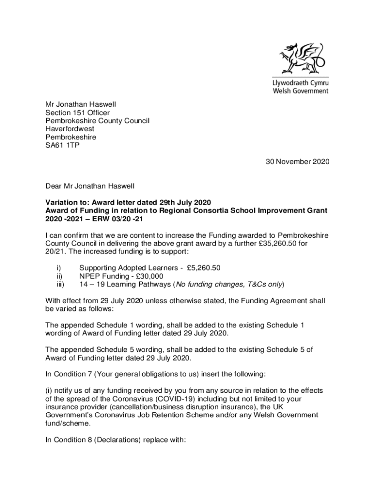 Fillable Online democracy carmarthenshire gov Speaker profile for Mr ...