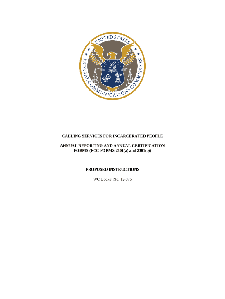 Instructions for Completing the Inmate Calling Services Doc Template ...