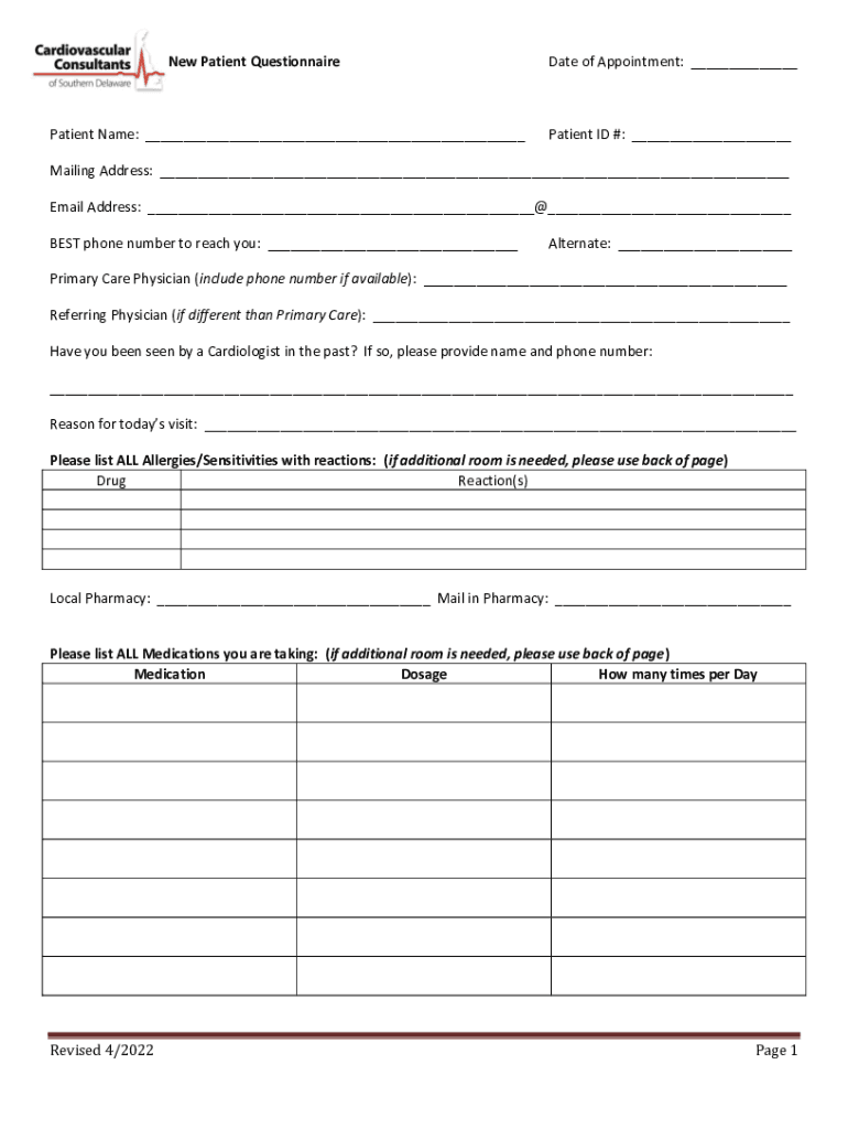 Fillable Online Patient Forms Combo Fax Email Print - pdfFiller