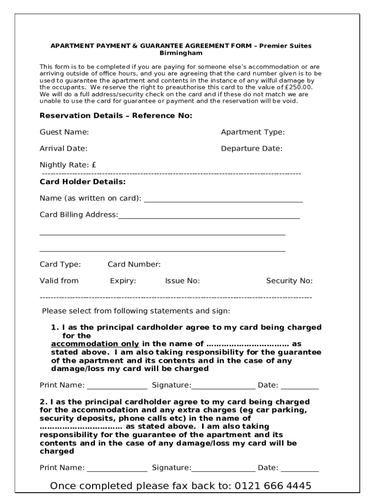 ADVANCED PAYMENT AUTHORISATION Doc Template | pdfFiller