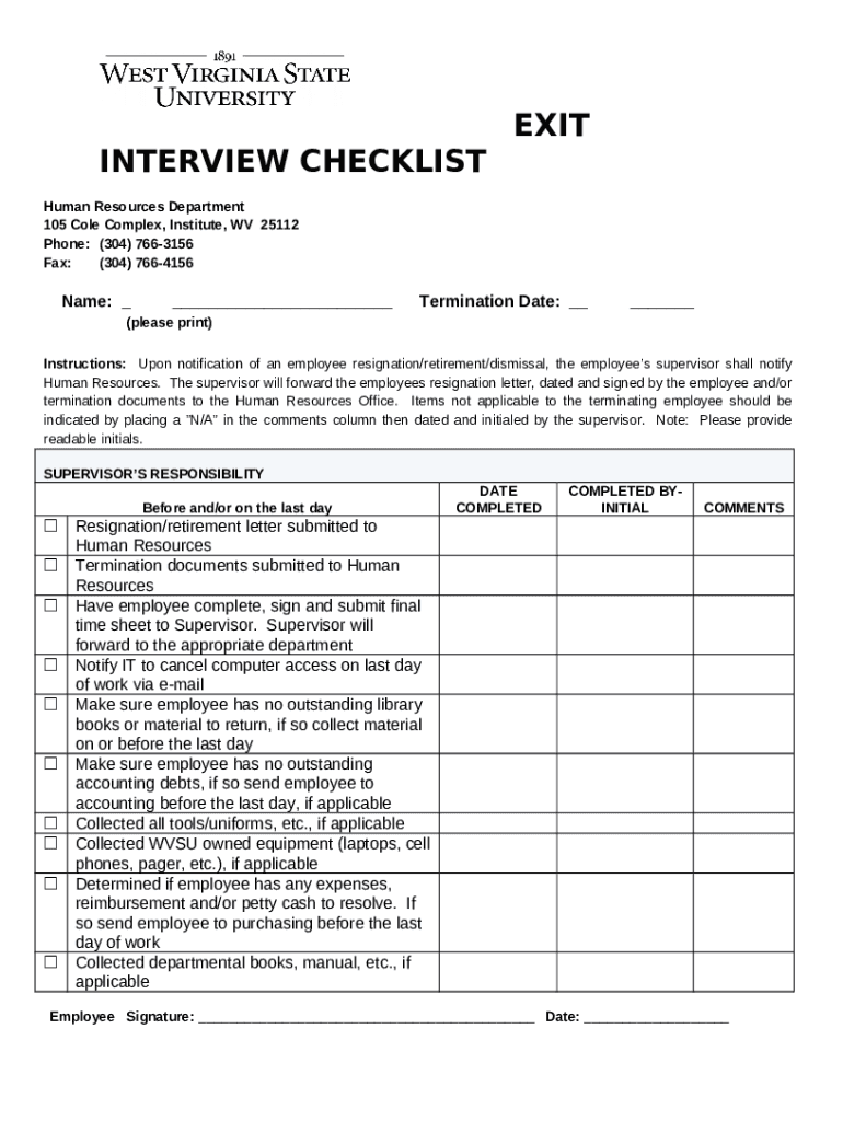 Request for Termination of Employment Procedure Doc Template | pdfFiller