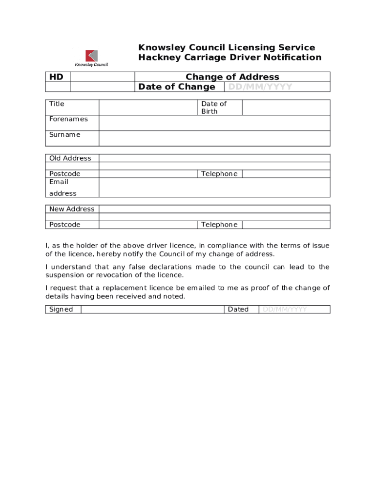Hackney Vehicle (Plate) - Taxi and Private Hire Doc Template | pdfFiller