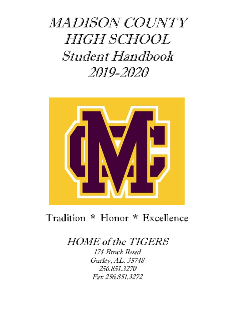 Fillable Online Student Services / Code of Conduct/Handbook Fax Email ...