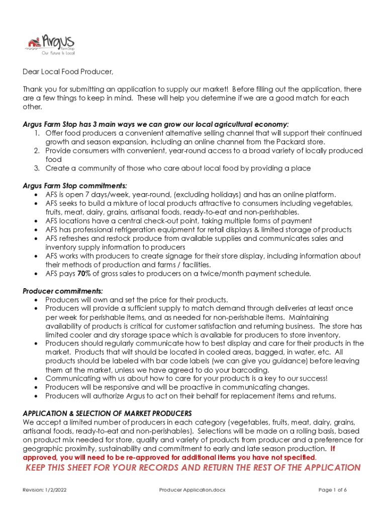 Fillable Online 2022 Producer Application MASTER.docx Fax Email Print - pdfFiller