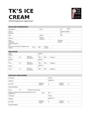 TK's Ice Cream Doc Template | pdfFiller