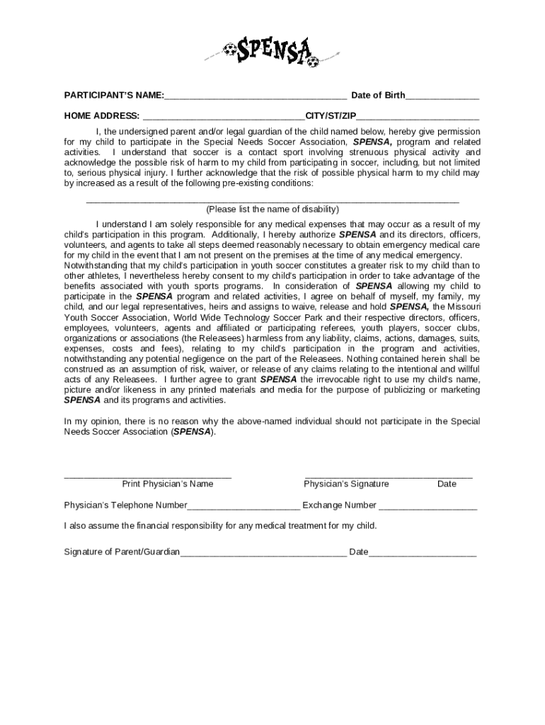 RELEASE OF LIABILITY - Ventura - California State Parks Doc Template ...