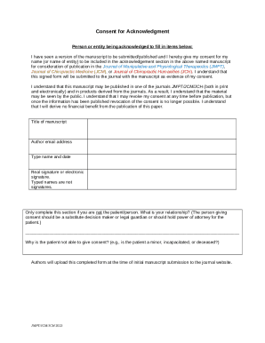 Patient consent Doc Template | pdfFiller
