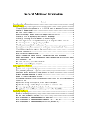 General Admission Ination1 Doc Template | pdfFiller