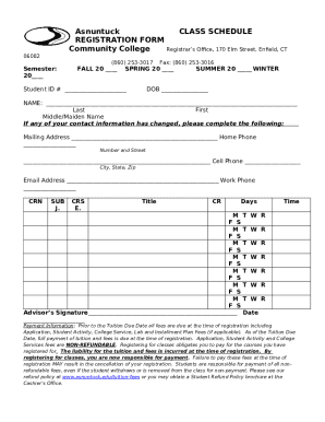 Registration / Enrollment Services/ Student Records Doc Template ...