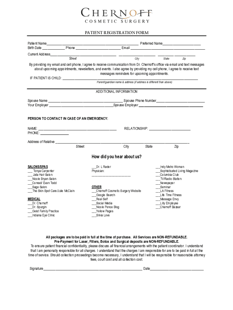 Fillable Online Patient Information: Child's Name: ... Fax Email Print ...