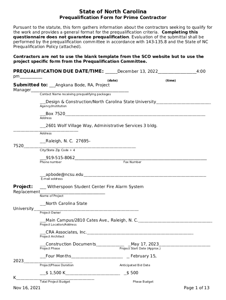 section 1. general company ination - Facilities - facilities ofa ncsu Doc Template | pdfFiller