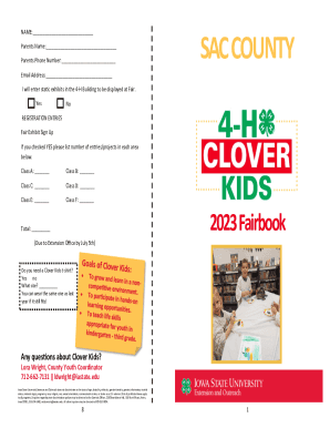 Fillable Online 4-H Graduation Fax Email Print - pdfFiller