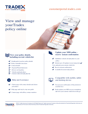 Fillable Online Motor Insurance Database(MID) Fact Sheet Fax Email ...