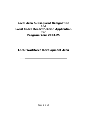 Preliminary Policy on the Request for Local Board Certification - edd ...