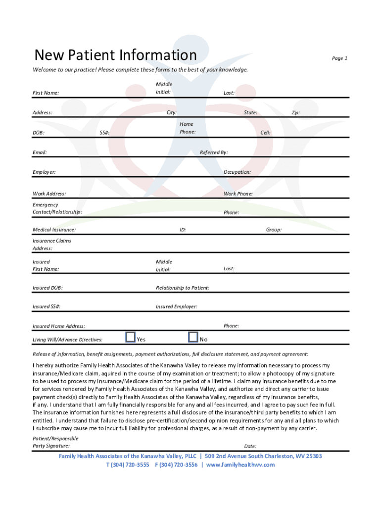 Fillable Online New Patient Forms - Northgate Dental Fax Email Print - pdfFiller