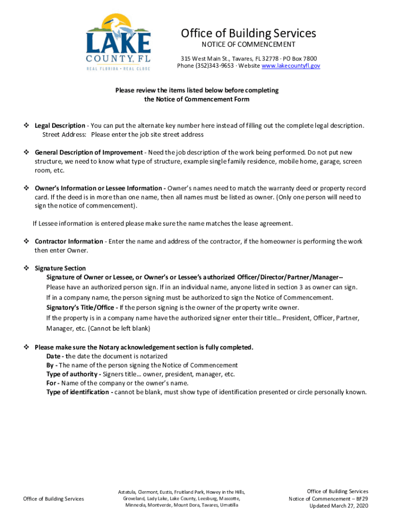 Fillable Online Building Permit Applications and FormsTavares, FL Fax ...