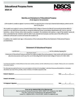 Fillable Online Educational Purpose Form Fax Email Print - pdfFiller