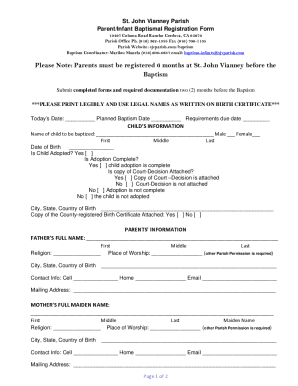 Fillable Online 2 PARENT REGISTRATION FORM Rev10242019 Fax Email Print ...