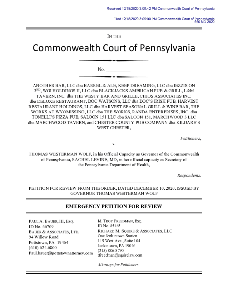 Fillable Online Received 12/18/2020 3:09:42 PM Commonwealth Court of ...