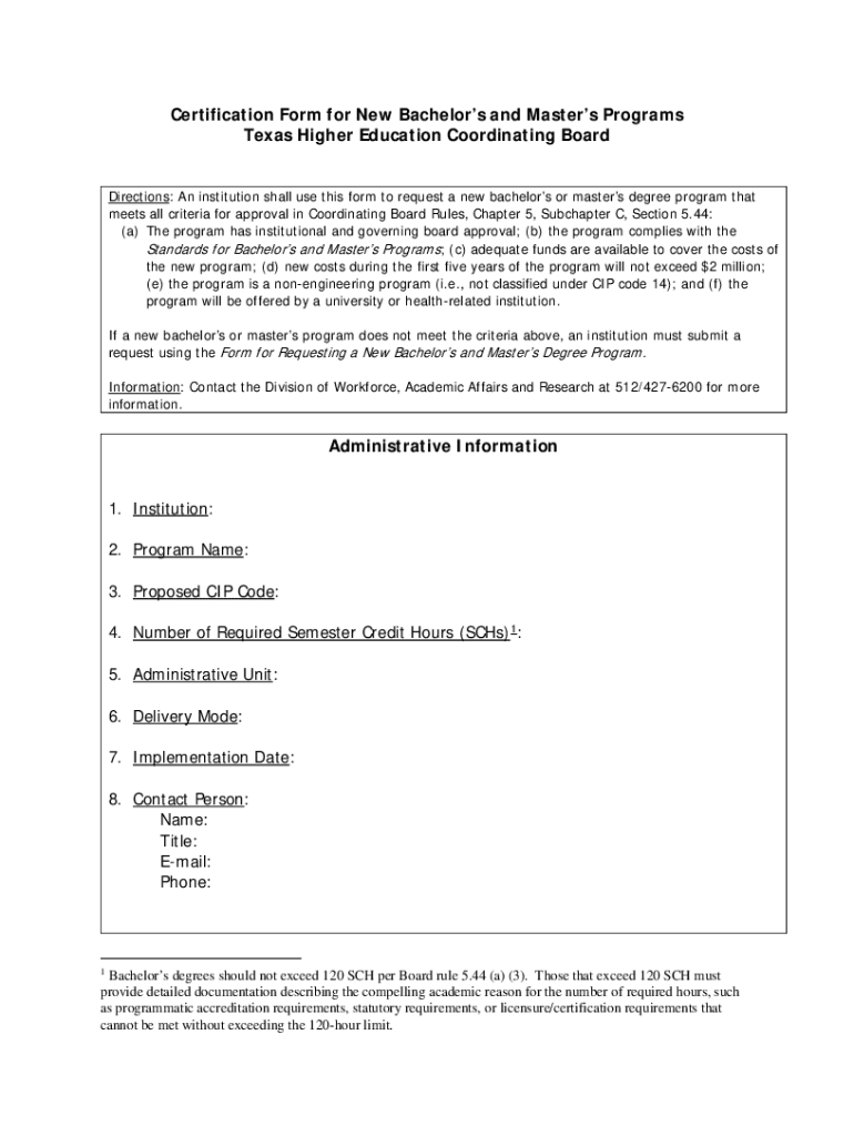 Fillable Online New-Bachelors-and-Masters-Degree-Program-Request-Form ...